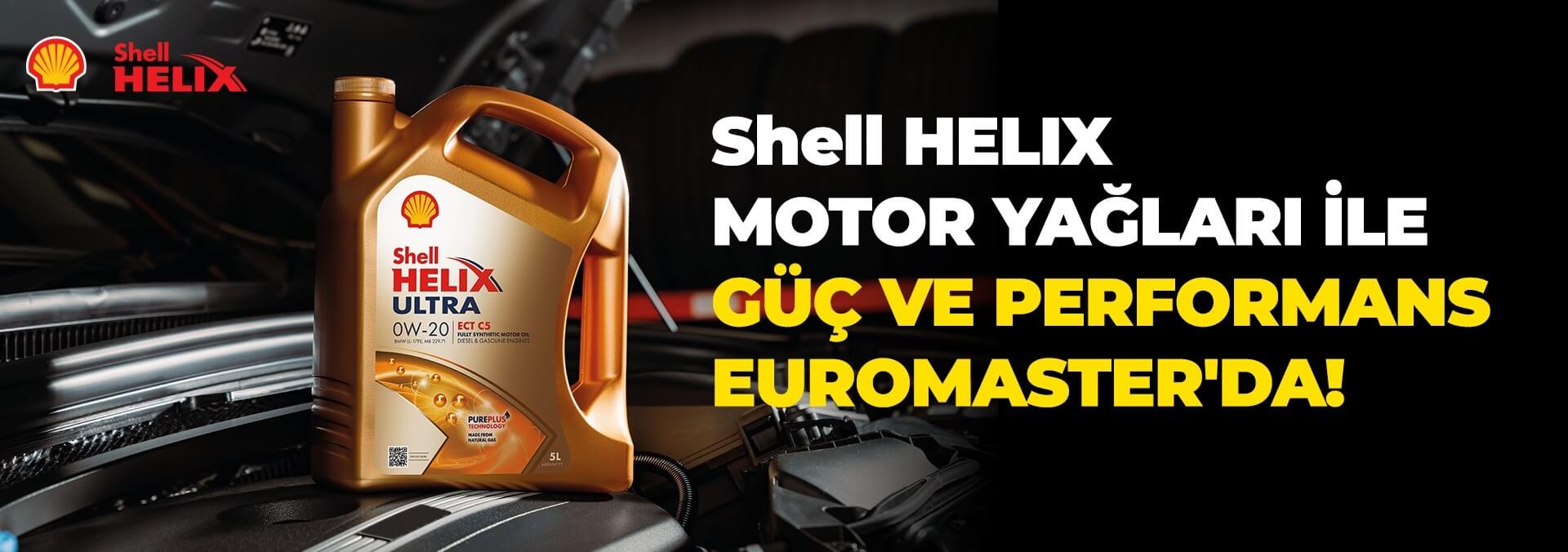 Shell Motor Yağlarıyla Yağ Bakımı Euromaster Noktalarında